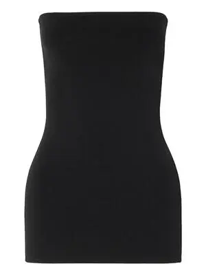 TOTEME Stretch-knit Bandeau Top - Black