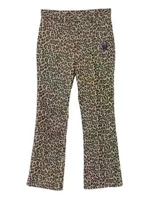 Needles Leopard-print Trousers - Brown
