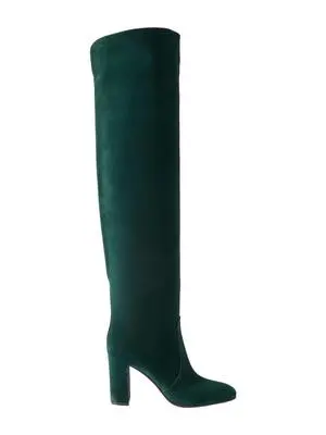 GIANVITO ROSSI 85 Over-the-knee Suede Boots - Green