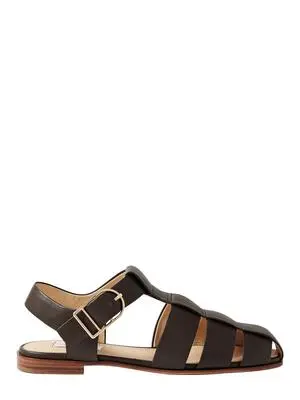 Gabriela Hearst Lynn Leather Sandals - Brown
