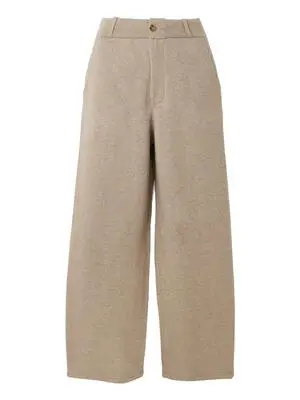 Guest In Residence Cashmere Straight-leg Pants - Brown