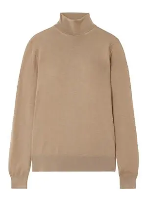 Ralph Lauren Cashmere Turtleneck Sweater - Brown