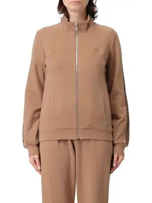 Liu Jo Full Zip Sweatshirt Brown