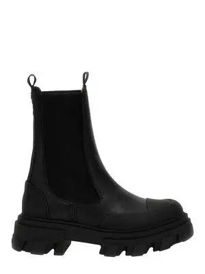 GANNI Chelsea Boots - Black