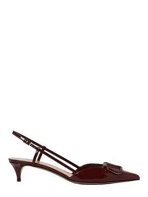 Valentino Garavani Slingback Pumps - Burgundy