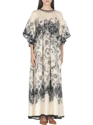 Zimmermann Printed Maxi Dress - Ivory