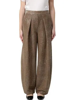 Giorgio Armani Wide Leg Trousers Beige