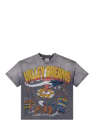 VALE FOREVER Faded Chaos Bling Tee - Grey
