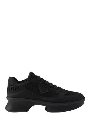 Prada Re-nylon And Mesh Sneakers - Black