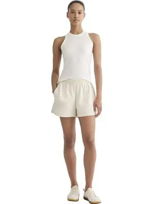 Everlane Off Duty French Terry Short - Heathered Oat