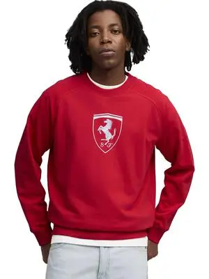 PUMA Scuderia Ferrari Motorsport Crew Neck Sweatshirt Red