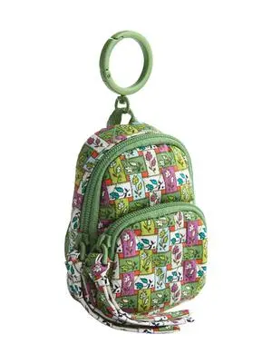 VERA BRADLEY Bancroft Backpack Bag Charm - Green
