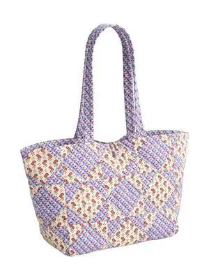 VERA BRADLEY Small Hathaway Tote Bag Red/blue