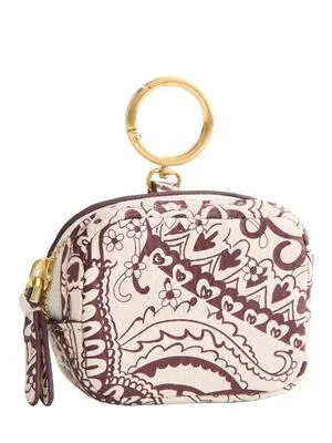 VERA BRADLEY Zip Earbud Bag Charm - Red/white