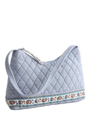 VERA BRADLEY Post Shoulder Bag - Blue