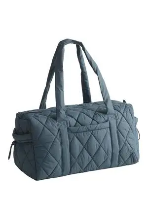 VERA BRADLEY Original Duffel Bag - Blue/gray