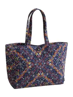 VERA BRADLEY Hathaway Tote Bag In Starry Paisley - Blue