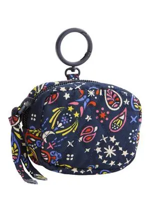 VERA BRADLEY Zip Earbud Bag Charm - Blue