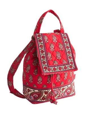 VERA BRADLEY Original Drawstring Backpack - Red
