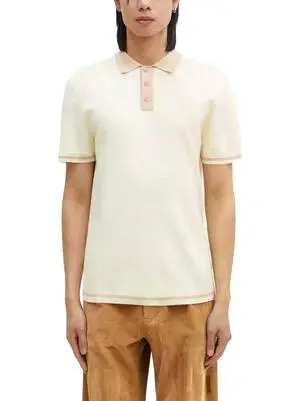 Filling Pieces Knitted Polo Shirt - Neutrals