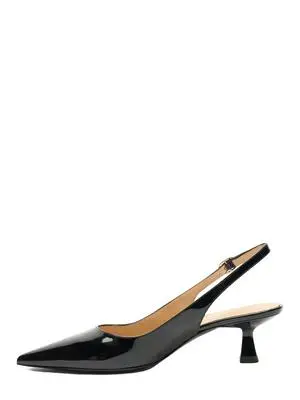STUART WEITZMAN 35mm Sculpt Slingback Pumps - Black