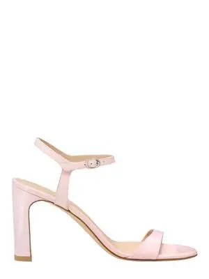 STUART WEITZMAN Ankle-strap Block-heel Sandals - Pink