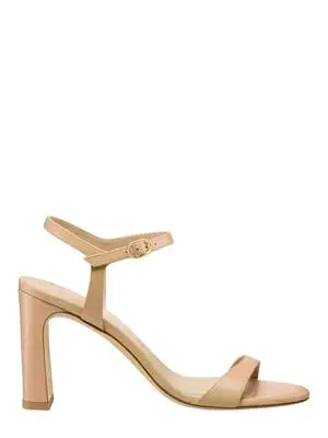 STUART WEITZMAN Ankle-strap Block-heel Sandals - Neutrals