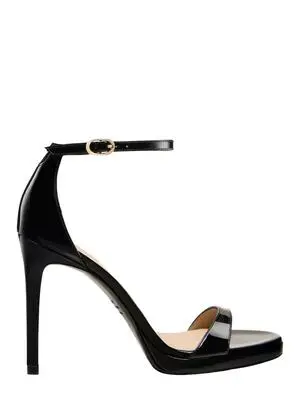 STUART WEITZMAN Platform Ankle-strap Sandals - Black