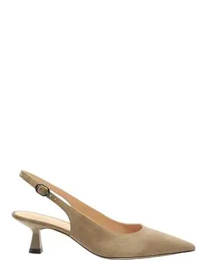 STUART WEITZMAN 50mm Sculpt Slingback Pumps - Neutrals