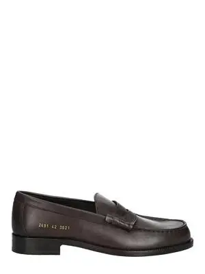 COMMON PROJECTS Penny Leather Loafers - Brown