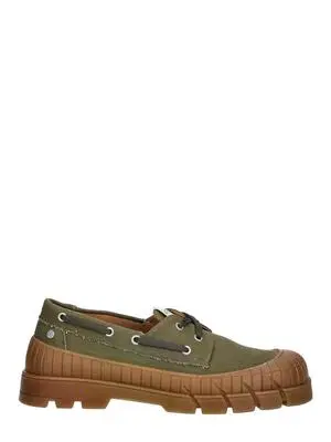 Kenzo Panelled Lace-up Loafers - Green