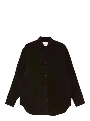 Studio Nicholson Textured Button-down Shirt - Brown