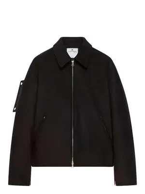 COURREGES Zip-up Jacket - Black
