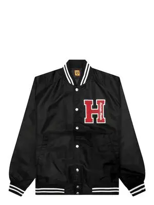 HUMAN MADE Varsity H-logo Bomber Jacket - Black