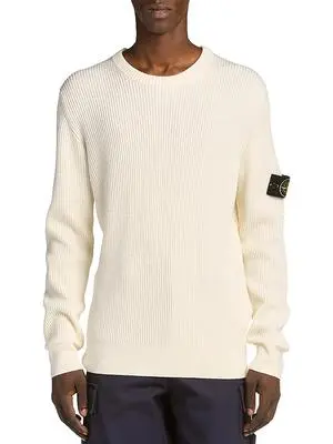 Stone Island Wool Sweater Ivory