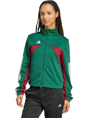 Adidas Tiro Nations Pack Track Top - Dark Green / Collegiate Burgundy / White