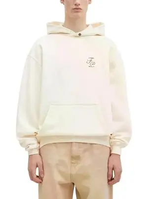 Filling Pieces Garden-print Hoodie - Neutrals