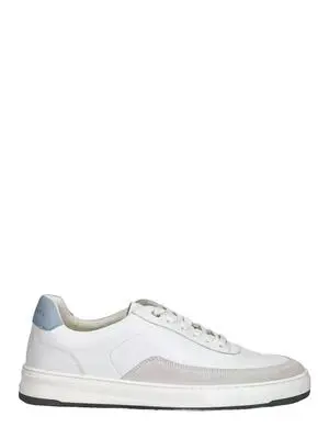 Filling Pieces Suede Panel Leather Sneakers - White