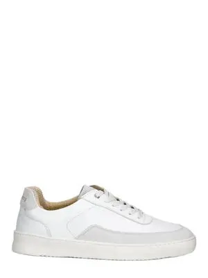 Filling Pieces Mondo Leather Panelled Sneakers - White