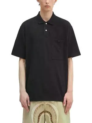 HUMAN MADE Pocket Short-sleeves Polo Shirt - Black