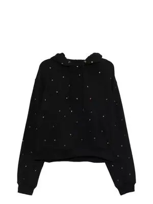 SKY HIGH FARM WORKWEAR Studded Hoodie - Black