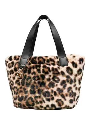 Liu Jo Leopard-print Top-handle Tote Bag - Neutrals