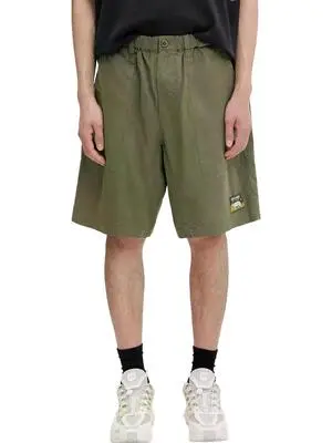 HUMAN MADE Patch-pocket Elasticated Shorts - Green