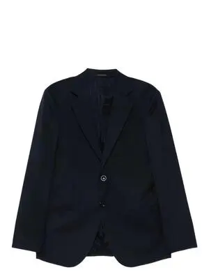 Giorgio Armani Single-breasted Blazer - Blue