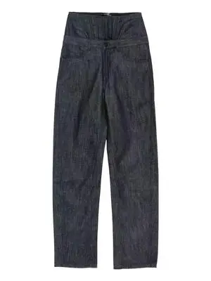 MUGLER Corset-waist Jeans - Blue
