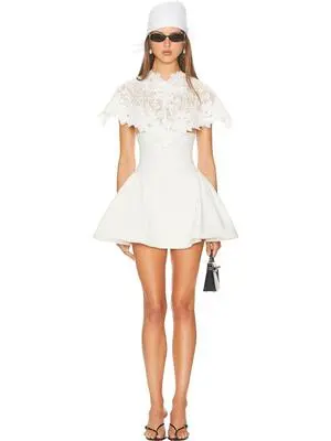 HELSA The Mademoiselle Mini Dress - Ivory