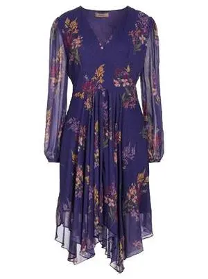 TWINSET Mini Viscose Dress - Purple