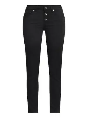 LIU •JO Twill Skinny Pants - Black