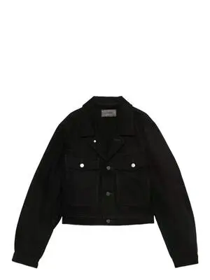 LEMAIRE Button-fastening Flap-pocket Jacket - Black