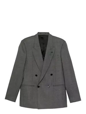 LARDINI Double-breasted Blazer - Grey